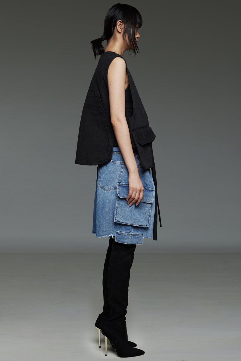 Black Utility String Vest – deliverdeliverdaily
